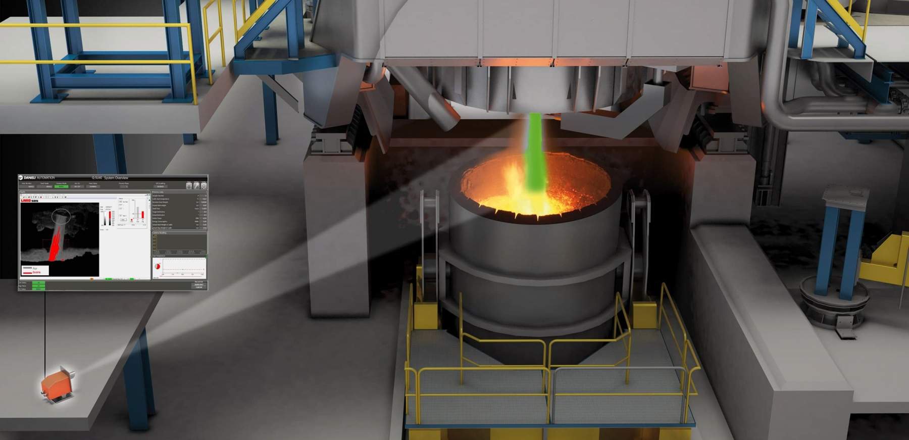 Technological packages › Ironmaking and steelmaking › Q-SLAG ‹ Danieli